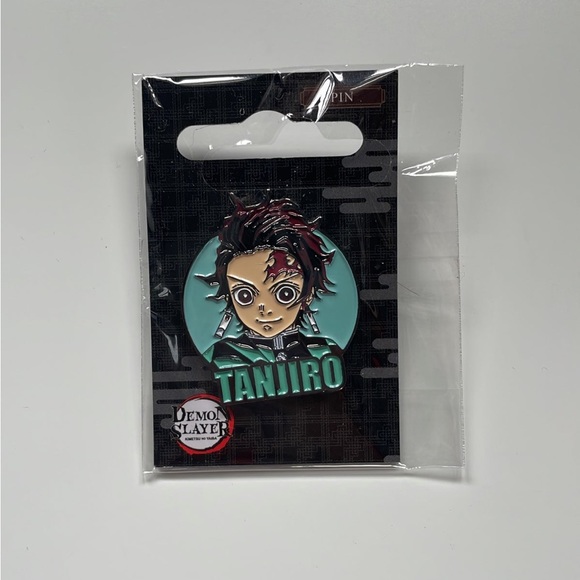 Hot Topic | Art | Demon Slayer Tanjiro Kamado Enamel Pin | Poshmark